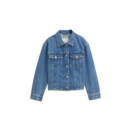 Tom Tailor Jeansjacke in Oversize-Look clean mid stone blue denim 164 164 Oversized Jeansjacke von Tom Tailor