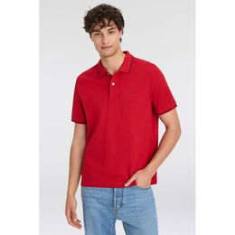 Gant Poloshirt »TIPPING SS PIQUE POLO« Ruby Red XXL XXL 2-Knopf-Form am Ausschnitt: praktisch und stilvoll