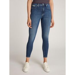 Calvin Klein Jeans Skinny-fit-Jeans »HIGH RISE SUPER SKINNY ANKLE« mit Stoned wash Optik, mit Coinpocket Denim Dark 27 - N-Gr N-Gr 27 Jeans von...