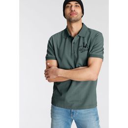 Kangaroos Poloshirt halbarm, casualer Stil, für Sommer und Freizeit, aus Baumwolle jade L (52/54) L (52/54) Halbarm-Design für vielseitige...