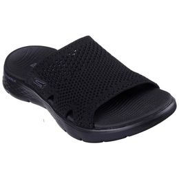 Skechers Pantolette »GO WALK FLEX SANDAL-ELATION«, Keilabsatz, Sommerschuh, Schlappen mit Goga Mat Footbed schwarz 36 36 Pantolette in der Maschine...
