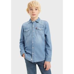 Levi's&reg; kids LEVI'S KIDS Jeanshemd &raquo;BARSTOW WESTERN SHIRT&laquo; for BOYS mid blue 4/104 - N-Gr N-Gr 4/104 Jeanshemd von Levi's Kids f&uuml;r Jungen