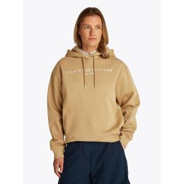 Tommy Hilfiger Kapuzensweatshirt &raquo;MDRN REG CORP LOGO HOODIE&laquo;, mit gesticktem Logo-Schriftzug Safari Canvas M (38) M (38) Kapuzensweatshirt von...