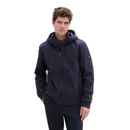 Tom Tailor Softshelljacke mit Kapuze mit Kapuze sky captain blue L L Jacke von Tom Tailor