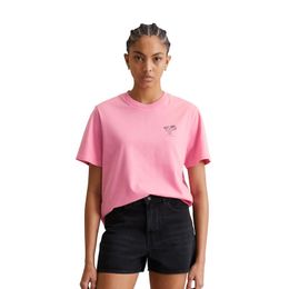 Marc O'Polo MARC O'POLO DENIM T-Shirt modischer Print auf der Brust Soft Pink M M T-Shirt von Marc O'Polo Denim
