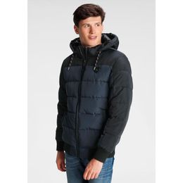 H.I.S. H.I.S Steppjacke mit Kapuze für kühle und windige Tage, aus leichtem Webstoff marine-schwarz S (44/46) S (44/46) Übergangsjacke für kühle und...