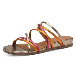 Tamaris Damen Pantolette , Keilabsatz, Sommerschuh, Schlupfschuh in veganer Verarbeitung 39