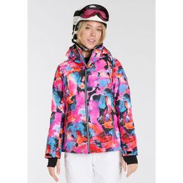 CMP Skijacke »Woman Jacket Zip Hood« mit Kapuze bunt 48 48 Wasserdicht und winddicht – optimaler Schutz vor Wind und Wetter