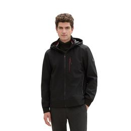 Tom Tailor Softshelljacke mit Kapuze mit Kapuze black L L Jacke von Tom Tailor