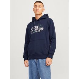 Jack & Jones JACK & JONES Kapuzensweatshirt »JCOOUTDOOR LOGO SWEAT HOOD SN« Navy Blazer XS XS Sweater von Jack & Jones