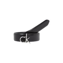 Calvin Klein Lederg&uuml;rtel &raquo;CK BUCKLE BELT 3.0_SMOOTH&laquo; mit CK-Logoschlie&szlig;e Black
