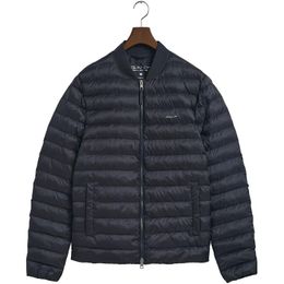 Gant Steppjacke »Light Weight Bomberjacke leicht pflegeleicht« mit geripptem Bomberkragen EVENING BLUE S S Hüftlange Passform und normaler Schnitt...