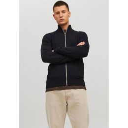 Jack & Jones JACK & JONES Strickjacke »JJEEMIL KNIT TURTLE« black XXL XXL Cardigan mit Stehkragen von Jack & Jones