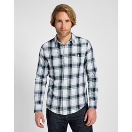 Lee Langarmhemd »LeeSURE SHIRT« mit Karomuster cloud L - N-Gr N-Gr L Karohemd von Lee