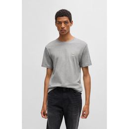 BOSS Orange T-Shirt »Tales« mit BOSS Stickerei auf der Brust Light/Pastel Grey051 XXL XXL Kurzarm für angenehme Bewegungsfreiheit
