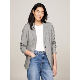 Tommy Hilfiger Kurzblazer »POW CHECK REGULAR BLAZER« Global Serie TH WOMEN, im Karodessin Global Stp Check/ S/ Texture H Grey 38 38 Kurzblazer von...