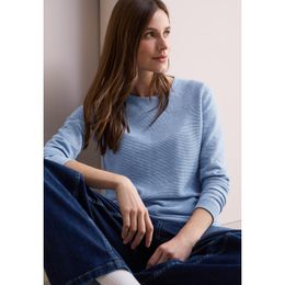 Cecil Strickpullover mit Struktur heather sky blue L (42) L (42) Strukturshirt von Cecil