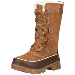 Sorel Snowboots »Stiefel Veloursleder« Braun 43 43 Verschluss: Schnürung