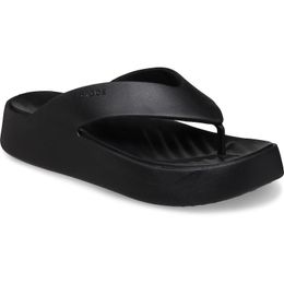 Crocs Zehentrenner »Getaway Platform Flip«, Plateau, Sommerschuh, Schlappen mit modischer Plateausohle schwarz 42 42 Modischer Zehentrenner für...