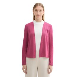 Tom Tailor Cardigan nach vorne hin offen und ohne Kragen pink velvet XXXL(46) XXXL(46) Basic Cardigan von Tom Tailor