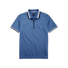OLYMP Poloshirt »Wirk Casual« rauchblau S S Poloshirt von OLYMP