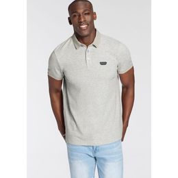 Bruno Banani Poloshirt mit besonderer Materialstruktur grau melange L (52/54) L (52/54) Modisches Poloshirt von Bruno Banani