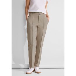 Street One Chinohose mit Ziernähten vorn safari beige 34 - Länge 30 Länge 30 34 Klassische Chinohose von Street One