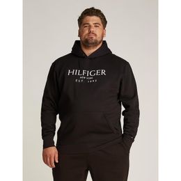 Tommy Hilfiger Big & Tall TOMMY HILFIGER BIG & TALL Hoodie »BT-BIG HILFIGER HOODY-B«, in Großen Größen, mit Logostickerei am Ärmel Black 3XL 3XL Hoodie von Tommy Hilfiger