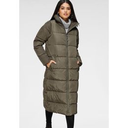 Only Steppmantel &raquo;ONLIRINA X-LONG 2IN1 PUFFER OTW&laquo; auch als Weste tragbar khaki M (38) M (38) Cooler 2 in 1 Steppmantel von Only