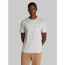 Calvin Klein T-Shirt &raquo;CP-ENLARGED LOGO T-SHIRT&laquo; mit Logo auf der Brust Silver Lining M M T-Shirt von Calvin Klein