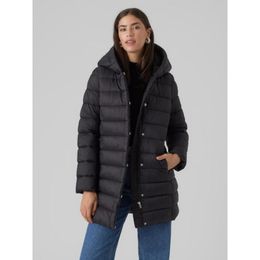 Véro Moda VERO MODA Steppjacke »VMCARMEN JACKET« mit Kapuze Black S S Lange Pufferjacke von Vero Moda