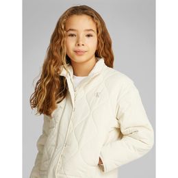 Calvin Klein Jeans Steppjacke »QUILTED JACKET« ohne Kapuze für Kinder bis 16 Jahre mit Logoschriftzug Turtledove 6 (116) 6 (116) Jacke von Calvin...