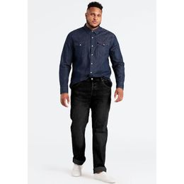 LEVI'S® PLUS LEVI'S PLUS Tapered-fit-Jeans »502 TAPER B&T« mit Stretch black denim 50 - Länge 32 Länge 32 50 Jeanshose, Big & Tall von Levi's Plus