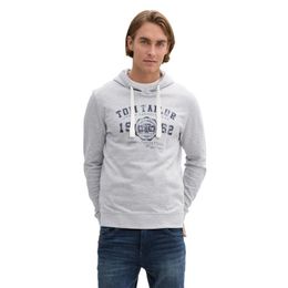 Tom Tailor Hoodie mit Logo Print bright grey melange M M Hoodie von Tom Tailor