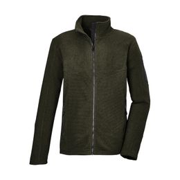 Killtec Fleecejacke &raquo;KOW 90 MN KNTFLC JCKT&laquo; Microfleecejacke mit Stehkragen, verschlie&szlig;baren Taschen, Kinnschutz moosgr&uuml;n L L Herren Microfleece Jacke