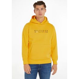 Tommy Hilfiger Hoodie »HILFIGER NEW YORK HOODY« mit Kängurutasche gelb S S Kapuzensweater von Tommy Hilfiger