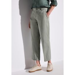Street One Chinohose mit geradem Bein pastel green 42 - Länge 28 Länge 28 42 Straight Leg Chino von Street One