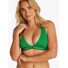 Tommy Hilfiger Swimwear Triangel-Bikini-Top »HALTER RP«, mit Logoschriftzug, mit Steckverschluss Radiant Green XL (42/44) - N-Gr N-Gr XL (42/44)...