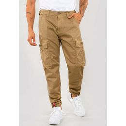 Alpha Industries Cargohose »Squad Pant« khaki 31 - N-Gr N-Gr 31 Logo Loop Label am linken Beinabschluss