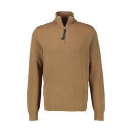 Lerros Troyer »Herren Stricktroyer in lebendiger Optik« LIGHT COFFEE 5XL 5XL Schmale Struktur-Rippe