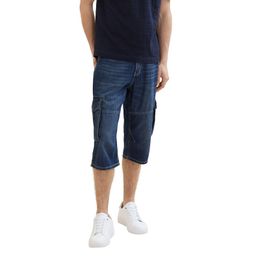 Tom Tailor Jeansshorts »MORRIS OVERKNEE« mit recycelter Baumwolle used mid stone blue denim 38 - N-Gr N-Gr 38 Jeansshorts von Tom Tailor