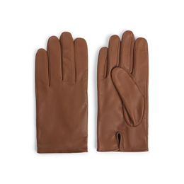 BOSS Orange Lederhandschuhe »Glove« mit Touch Tech Fingertips Medium Brown 210