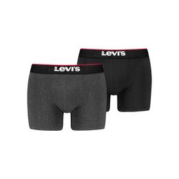 Levi's LEVI'S Boxershorts 2er-Pack, mit farbbesetztem Webgummibund Grey/black M M Unterhose von Levi's