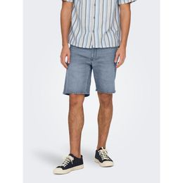 Only & Sons ONLY & SONS Shorts »ONSWEFT PIM DNM SHORTS VD CE BOX« Light Blue Denim XS - N-Gr N-Gr XS Moderne Shorts von Only & Sons