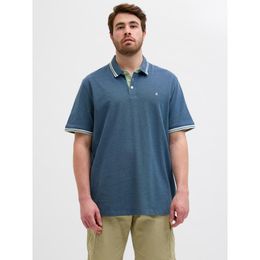 Jack & Jones PlusSize JACK & JONES PLUSSIZE Poloshirt »JJEPAULOS POLO SS NOOS PLS« mit Logo Stickerei Oceanview Detail:PLAY 4XL 4XL Herren-Poloshirt von Jack & Jones...