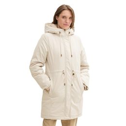 Tom Tailor Wintermantel mit Kapuze dusty beige S (36) S (36) Mantel von Tom Tailor