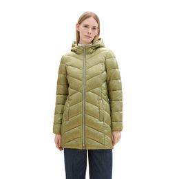 Tom Tailor Steppmantel mit 2-Wege-Rei&szlig;verschluss dark sage XL (42) XL (42) Wintermantel von TomTailor