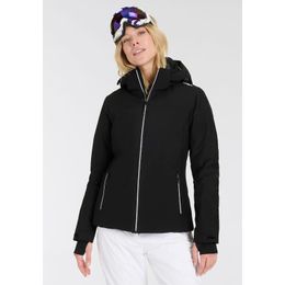 CMP Skijacke »Woman Jacket Zip Hood« mit Kapuze nero 36 36 Wasserdicht und winddicht – optimaler Schutz vor Wind und Wetter