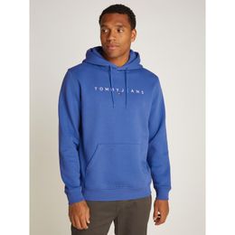 Tommy Jeans PLUS Hoodie »TJM REG LINEAR LOGO HOODIE EXT« in Große Größen, Logodruck Tempo Blue XXL XXL Hoodie von Tommy Jeans Plus