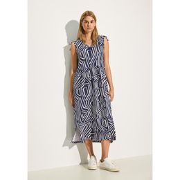 Cecil Jerseykleid Sommerkleid mit Print universal blue XS (36) - N-Gr N-Gr XS (36) Midi-Kleid von Cecil